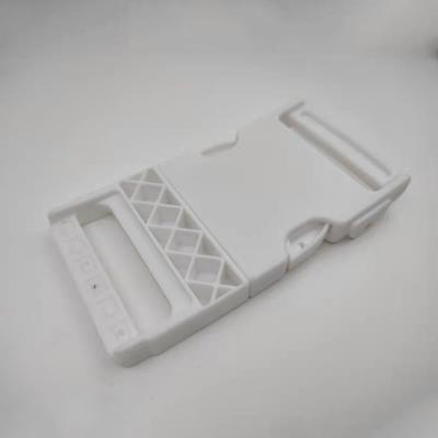China 40mm Flexible Rectangular Plastic Strap Buckles For Sport Bags for sale