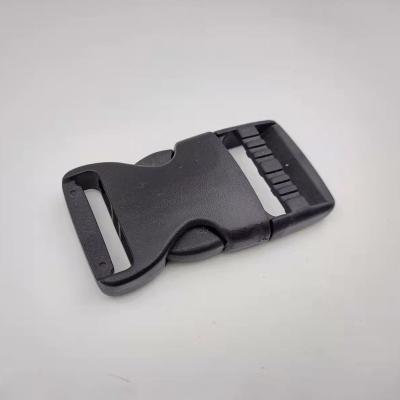 China Adjustable Webbing Strap And Buckle 50 Mm Black Plastic Buckle For Backpacks Plastic Strap Buckles for sale