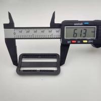 China Backpack POM Plastic L Shaped Webbing Tri Glide 31mm*24mm for sale