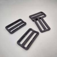 China Easy Use Convenient Black Plastic Clasp Buckle Adjustable Plastic Tri Glide Slider for sale