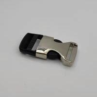 China Champagne Gold Small 15mm Side Release Buckle For Backpack for sale
