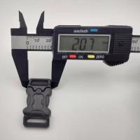 China SGS ODM Contoured Side Release Buckle 48.2mmX20.7mm Side Squeeze Clips for sale