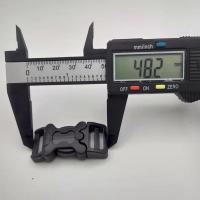 China SGS ODM Contoured Side Release Buckle 48.2mmX20.7mm Side Squeeze Clips for sale