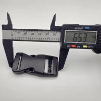 China Luggage Black Adjustable Dual Side Release Buckle 32.9mm*65.3mm for sale