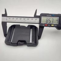 China Double Regulating Tactical Side Release Buckle 85.7mm*60.6mm*14.7mm for sale