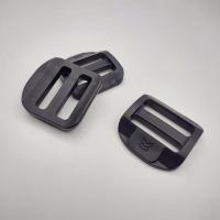China Garment Half Round Plastic Tri Glide Buckle 50mm Plastic Fasteners For Straps for sale