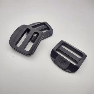 China Garment Half Round Plastic Tri Glide Buckle 50mm Plastic Fasteners For Straps for sale