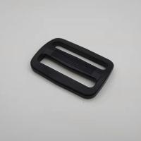 China Backpack Black Plastic Tri Glide Buckle Adjustable Bag Strap Buckle for sale