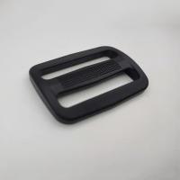 China Backpack Black Plastic Tri Glide Buckle Adjustable Bag Strap Buckle for sale