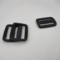 China Backpack Black Plastic Tri Glide Buckle Adjustable Bag Strap Buckle for sale