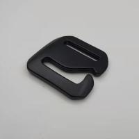China OEM 33mm Plastic Tri Glide Buckle With Half Round Shape for sale