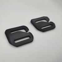 China OEM 33mm Plastic Tri Glide Buckle With Half Round Shape for sale