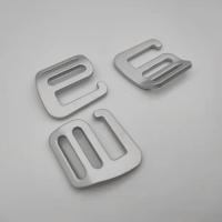 China White Triangle Plastic Tri Glide Buckle 31.9mm*30.7mm for sale