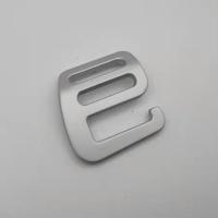 China White Triangle Plastic Tri Glide Buckle 31.9mm*30.7mm for sale