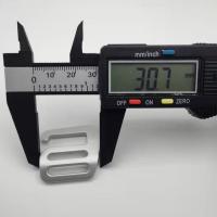 China White Triangle Plastic Tri Glide Buckle 31.9mm*30.7mm for sale