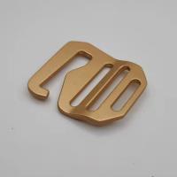 China 25.6mm Triangle Zinc Alloy Slider Lock Buckles For Pet Collar for sale