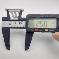 China 25.8mm*17.5mm Metal Ladder Lock Buckle Metal Backpack Clips for sale