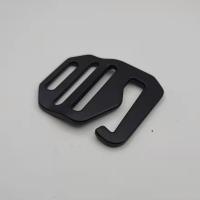 China 25.3mm Width Convenient Backpack Plastic Buckle OEM Logo Diy Strap Adjuster for sale