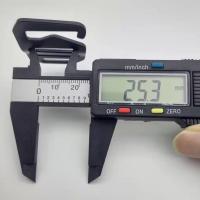 China 25.3mm Width Convenient Backpack Plastic Buckle OEM Logo Diy Strap Adjuster for sale