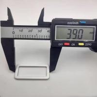 China Square Aluminum Alloy Plastic Tri Glide Buckle For Schoolbag for sale