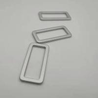 China Rectangle 18.5mm Plastic Tri Glide Buckle D Ring Loops For Webbing Strap for sale