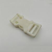China CE CCIC 37.8mm Plastic White Side Release Buckle For Nylon Webbing for sale