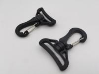 China 27.6mm*37.7mm Plastic Bungee Hooks Lobster Clasps Swivel Trigger Clips for sale