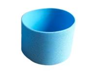 China Heat Resistant Plastic Cup Sleeve Colorful Plastic Coffee Cup Holders for sale
