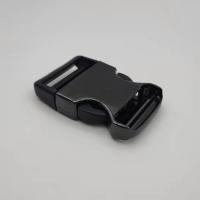 China Tri Glide Buckle for backpacks plastic black handbag plastic buckle customizing Buckle for sale