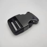 China Tri Glide Buckle for backpacks plastic black handbag plastic buckle customizing Buckle for sale