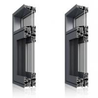 China Energy Saving Aluminium Thermal Insulation Windows With Mosquito Net for sale