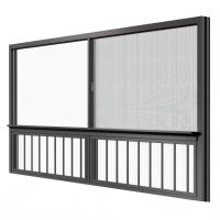 China Hidden Six Tacks Exterior Alum Sliding Window Thermal Insulated for sale