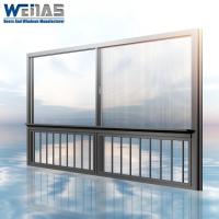 China Narrow Frame  Silent Aluminium Sliding Window Thermal Insulation Hidden Tracks for sale