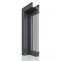 China Wind Resistant Stable Exterior Aluminium Casement Doors Heavy Duty 1.4mm Frame for sale