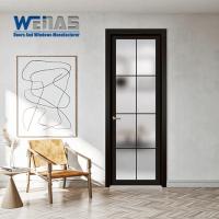 China Heavy Duty Swing Interior Door Casement Aluminium Double Glass Soundproof for sale