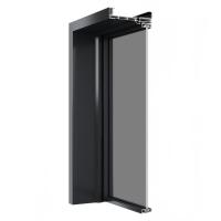 China Interior Waterproof Aluminum Casement Doors Toilet Aluminum Bathroom Door for sale