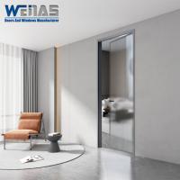 China Sleek Office Aesthetic Aluminium Casement Door Ultra Narrow Frame for sale