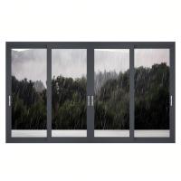 China Thermal Insulation Glass Double Aluminium Front Doors Aluminium Sliding Door for sale
