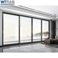 China Thermal Insulation Glass Double Aluminium Front Doors Aluminium Sliding Door for sale