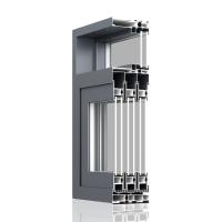 China Heat Insulated Waterproof Heavy Duty Exterior Aluminium Sliding Door for sale
