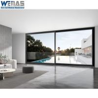 China Exterior Balcony Patio Aluminum Thermal Break Heavy Duty Sliding Door for sale