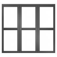 China Silent Track Windproof Aluminium Folding Doors Simple Structure Single Glass 8mm for sale