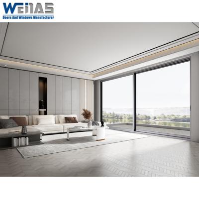 China Heavy Duty Heat Insulated Aluminium Sliding Front Door For Large Opening for sale