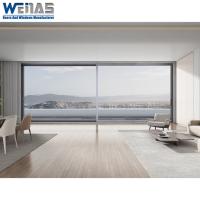 China Hurricane Typhoon Resistant Thermal Break Aluminum Sliding Glass Doors Heavy Duty for sale