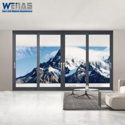 China Energy-Efficient External Aluminium Sliding Doors with Thermal Break System and Low-E Glass for sale