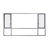 China Double Glazed Anti Mosquito Custom Casement Windows Aluminum Energy Efficient for sale
