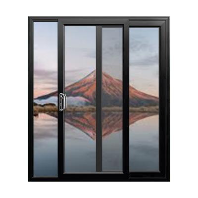 China Balcony Or Patio Soundproof Heavy Duty Aluminium Sliding Doors 6063-T5 Material for sale