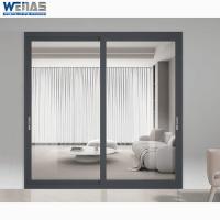China EPDM 6063-T5 Aluminium Double Sliding Doors Heavy Duty With Soundproof for sale