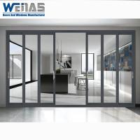 China Heavy Duty Aluminium Sliding Door With Double Glazing And Soundproofing for sale