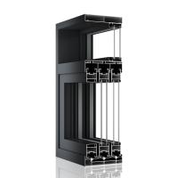China Low Maintenance Cost Efficient Heavy Duty Aluminium Sliding Door for sale